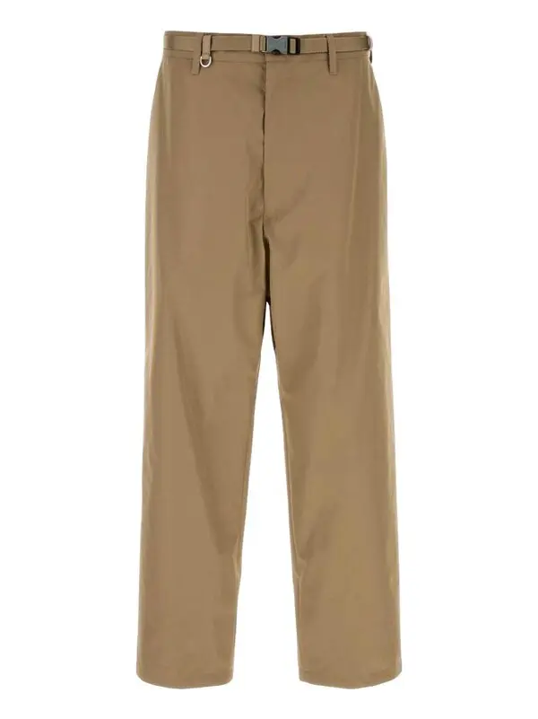 Prada Recycled Polyester Trousers - Brown