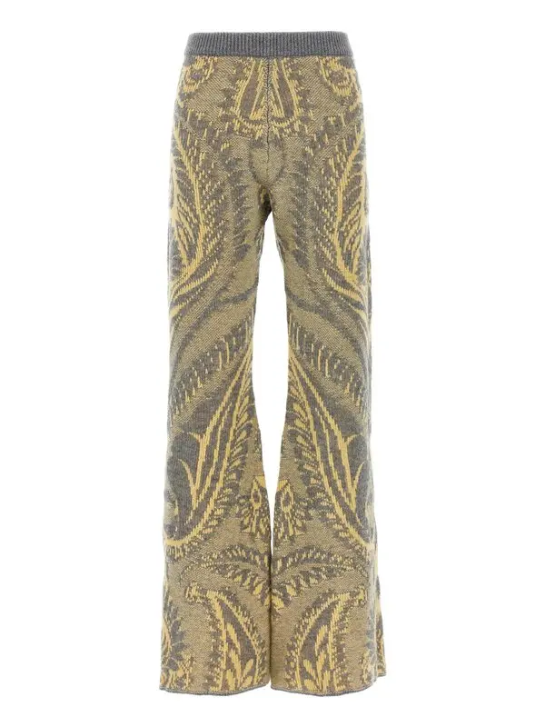 Etro Paisley Knit Trousers - Multicolor