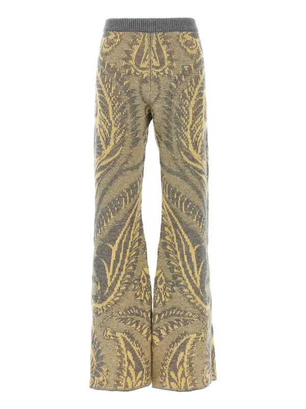 Etro Paisley Knit Trousers - Multicolor