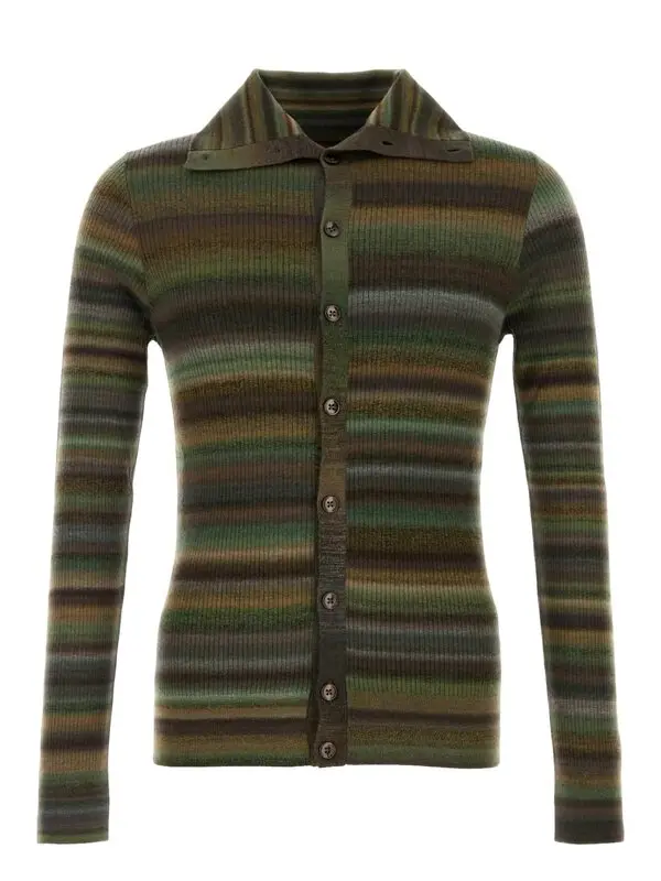 Dolce & Gabbana Striped Costa Knit Top - Multicolor