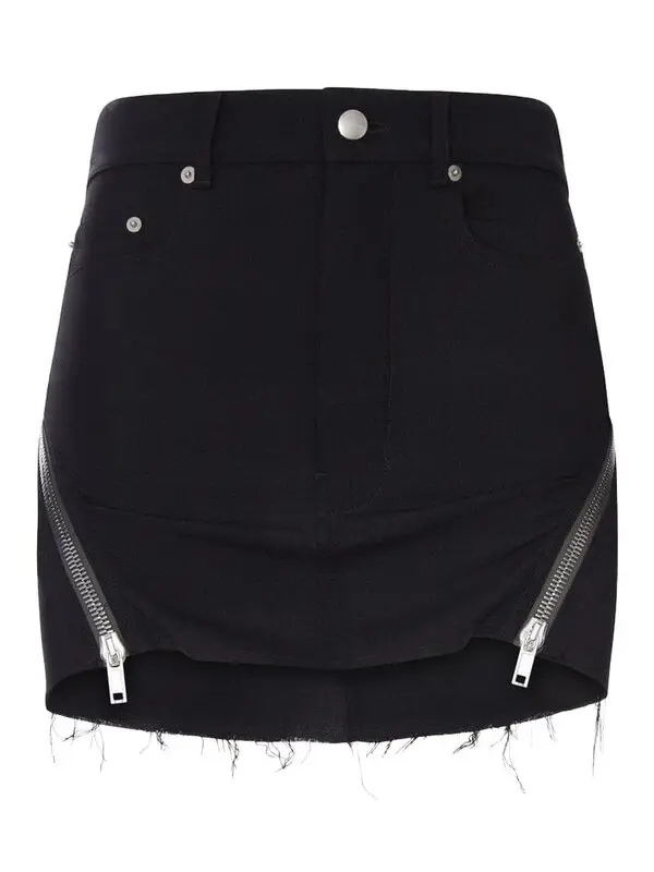 Rick Owens Banana Miniskirt - Black