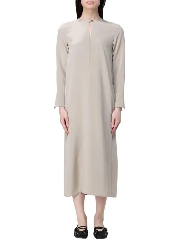 Max Mara Cashmere Button Detailed Coat - Brown