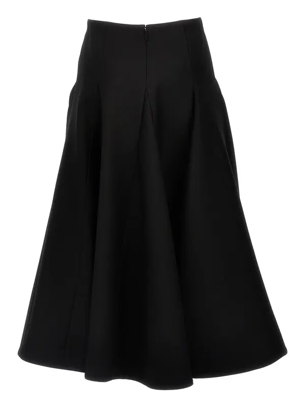 Valentino Garavani Crepe Couture Skirt - Black