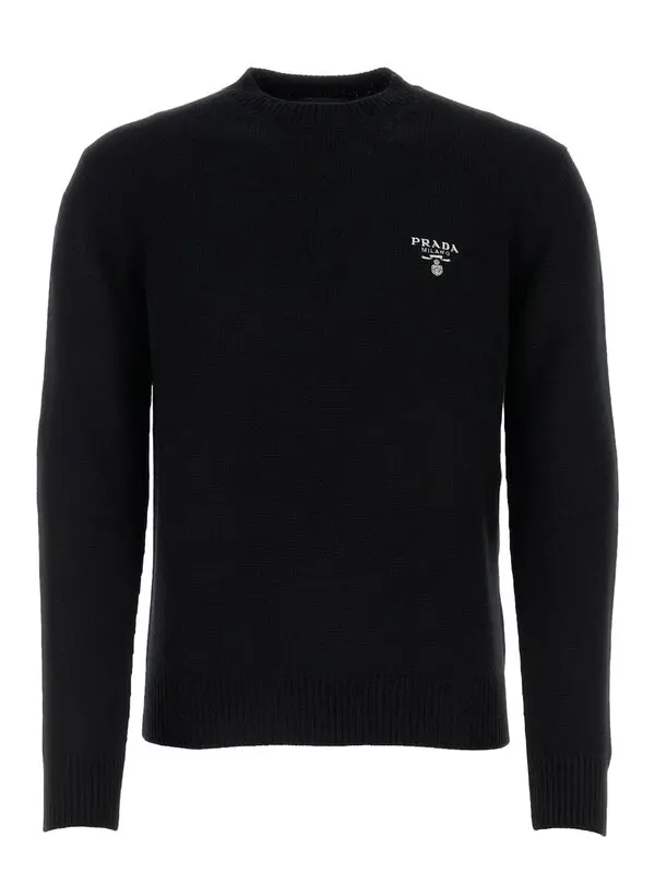Prada Cashmere Knit Sweater - Black