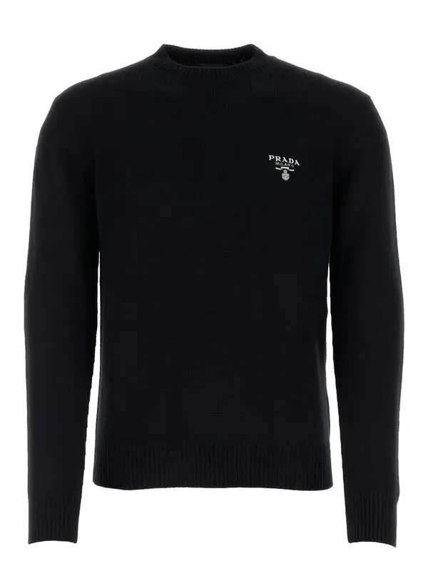 Prada Cashmere Knit Sweater - Black