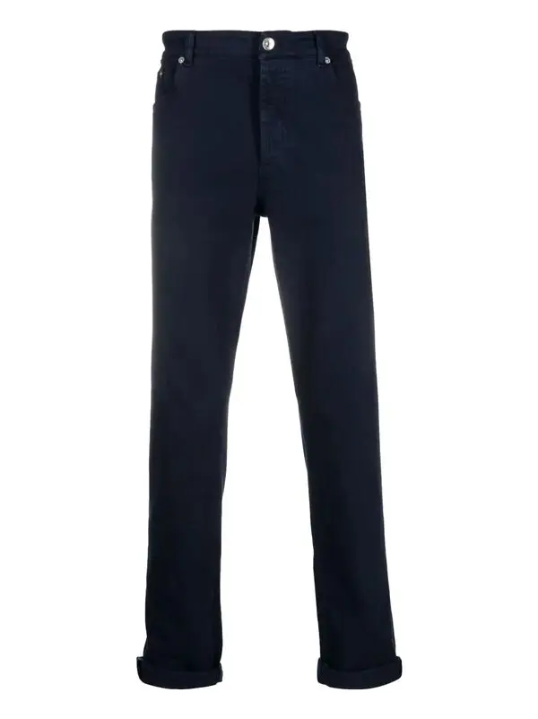 Brunello Cucinelli Straight Leg Jeans - Multicolor