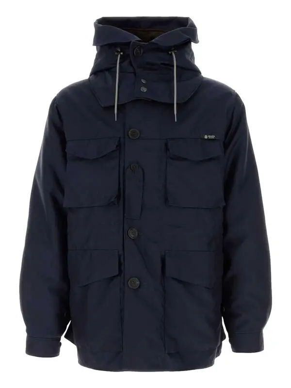 Prada Re-nylon Cargo Jacket - Blue