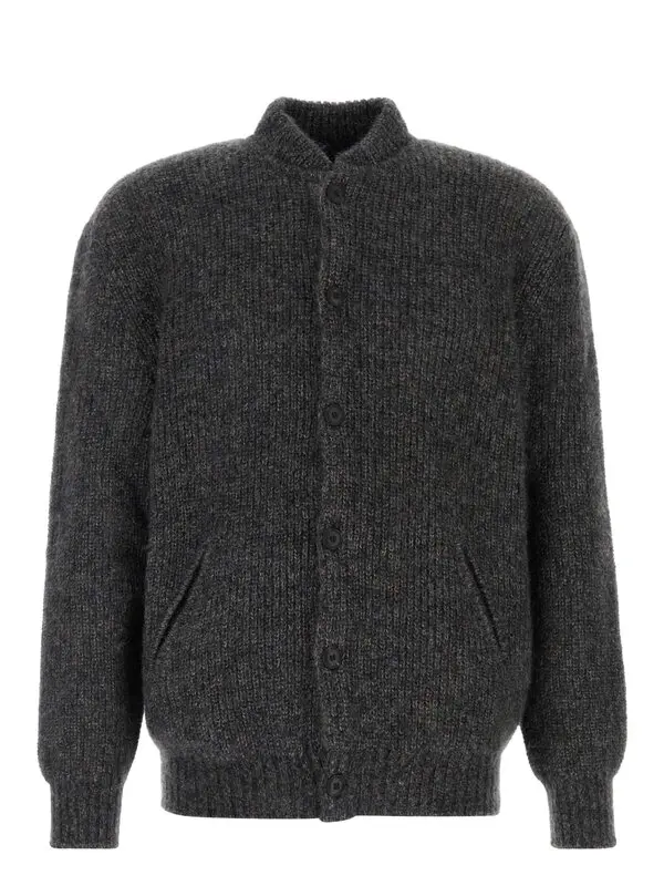 Giorgio Armani Mohair Blend Cardigan - Multicolor