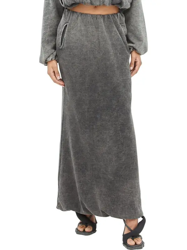 DIESEL® O-tulip Maxi Skirt - Gray