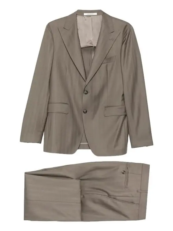 Tagliatore Suits Single Breasted Suits - Brown