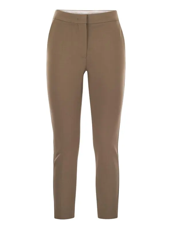 Max Mara Pegno Viscose Jersey Trousers - Multicolor
