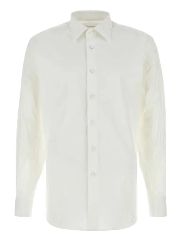 Prada Stretch Cotton Blend Shirt - White