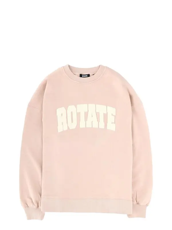 ROTATE BY BIRGER CHRISTENSEN Sweatshirt With Logo - Pink