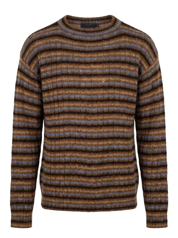 Prada Striped Wool Pullover - Multicolor