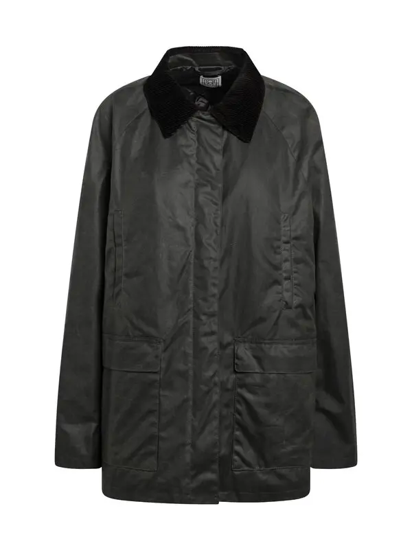TOTEME Waxed Cotton Country Jacket - Green