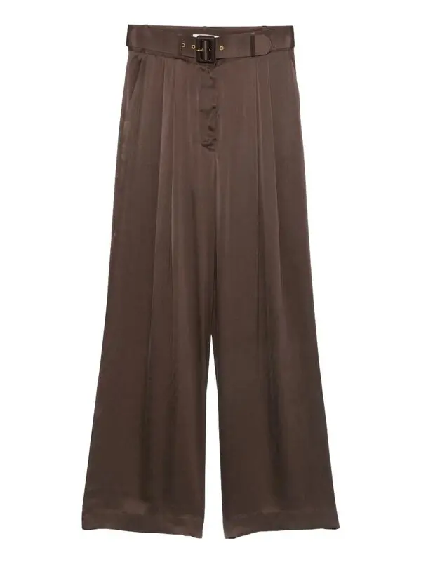 Zimmermann Silk Tuck Trousers - Multicolor