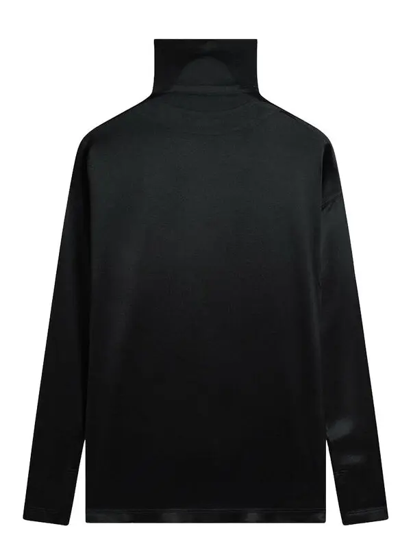 Phoebe Philo Silk Knot Neck Top - Black