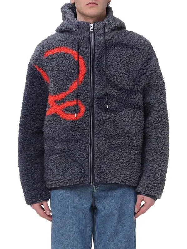 Loewe Anagram Fleece Jacket - Blue
