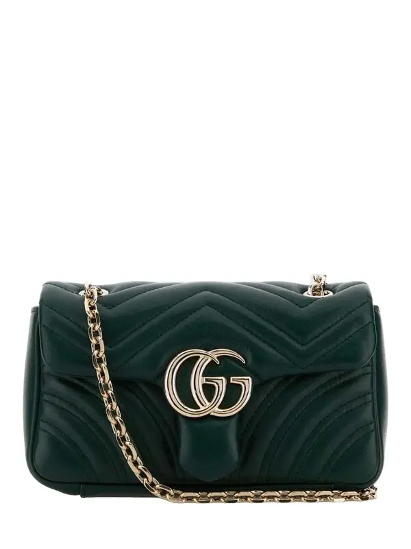 Gucci Gg Marmont Small Shoulder Bag - Green