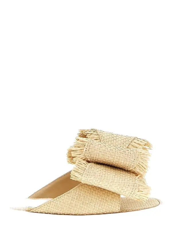 Mach & Mach Le Cadeau Sandals - Cream