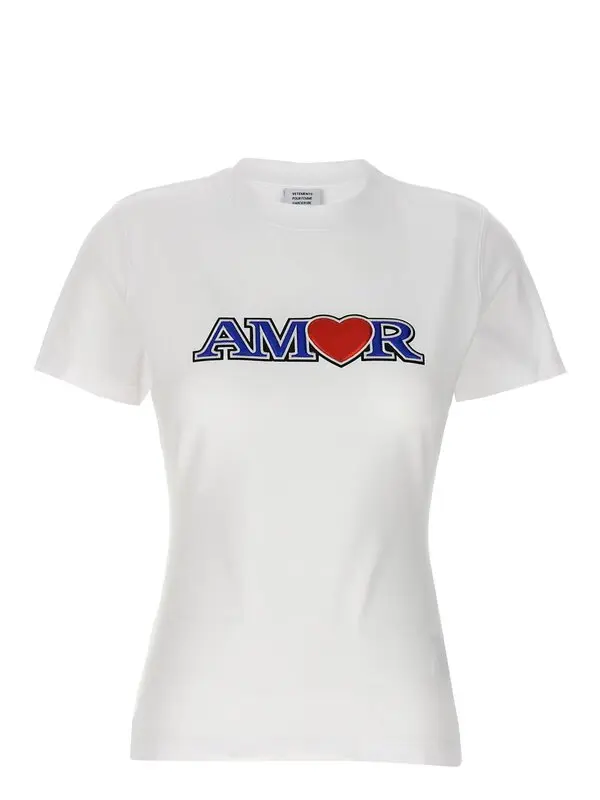 Vetements Amor T-shirt - White