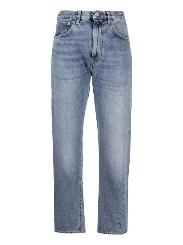 TOTEME Cropped Denim Jeans - Blue