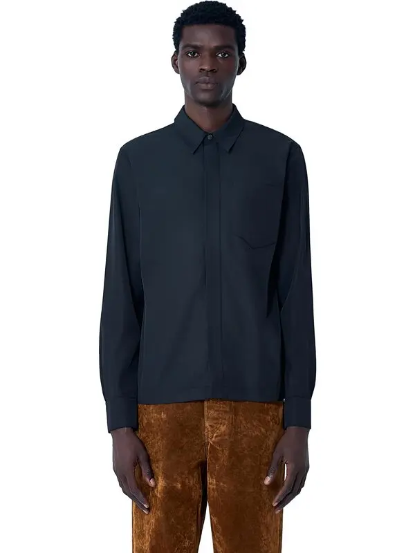 Dries Van Noten Nylon Shirt - Black