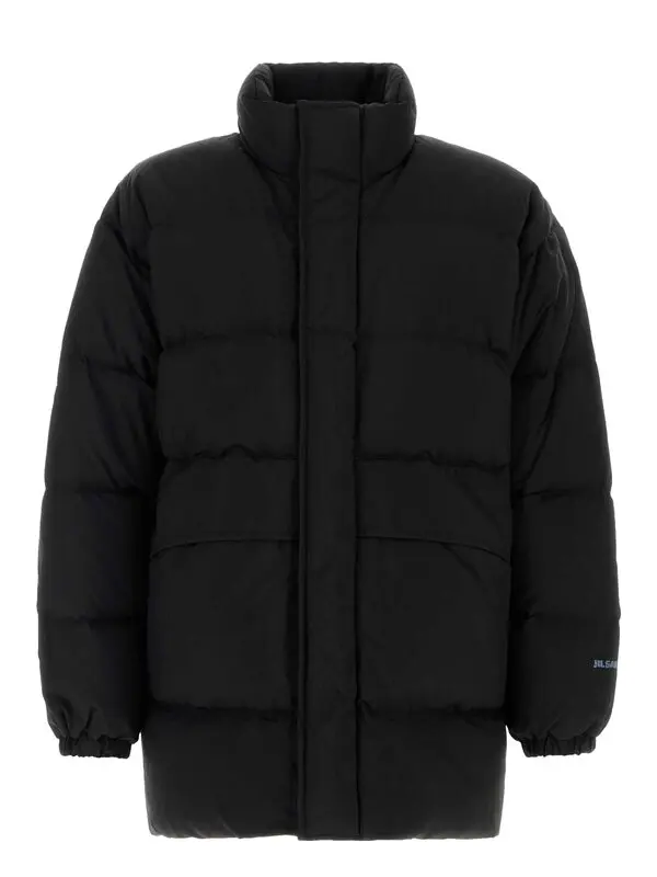 JIL SANDER Nylon Blend Down Jacket - Black