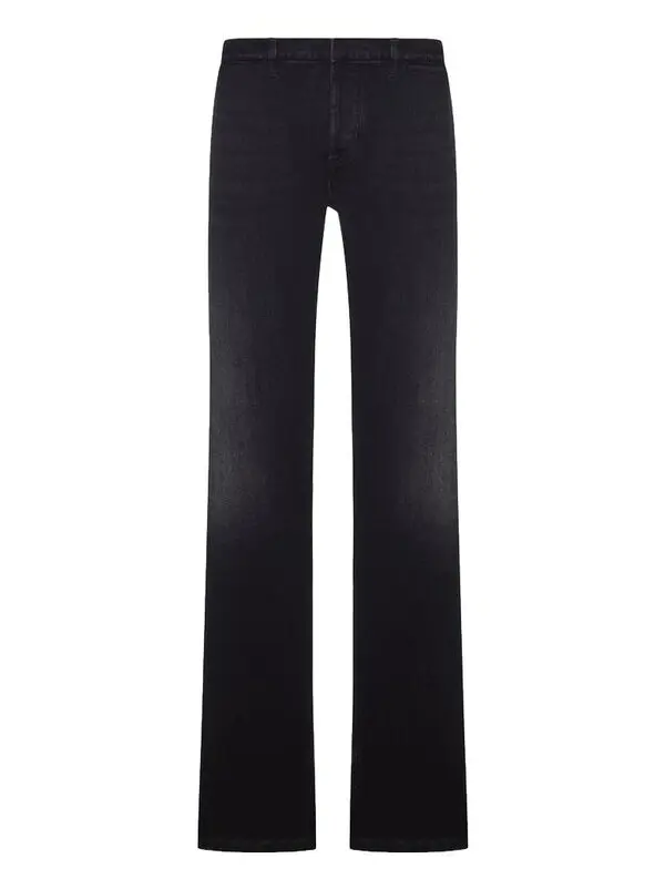 Gucci Stretch Cotton Denim Trousers - Black