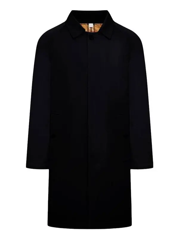 Burberry Heritage Camden Medium Car Coat - Black