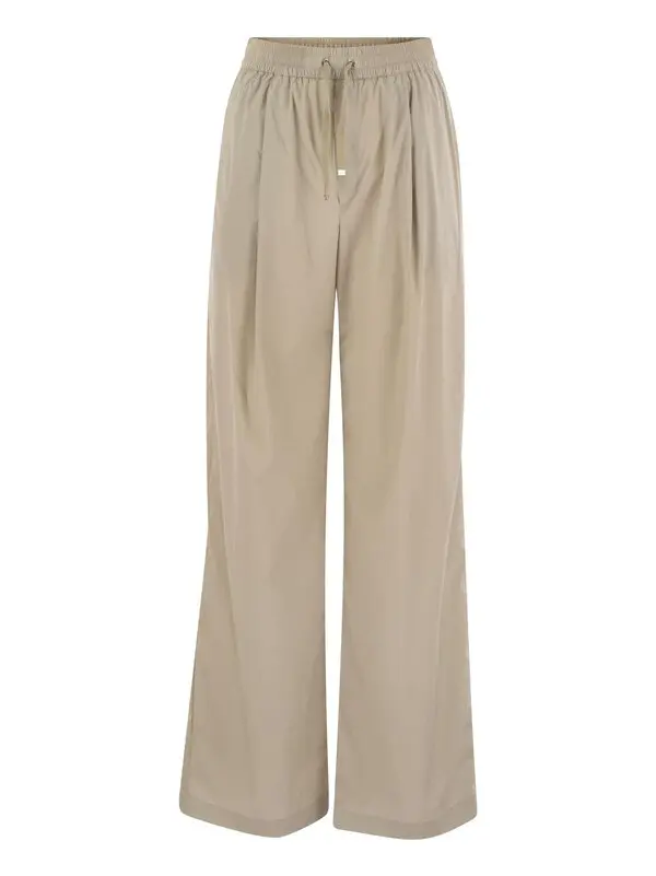 Herno Stretch Nylon Trousers - Cream