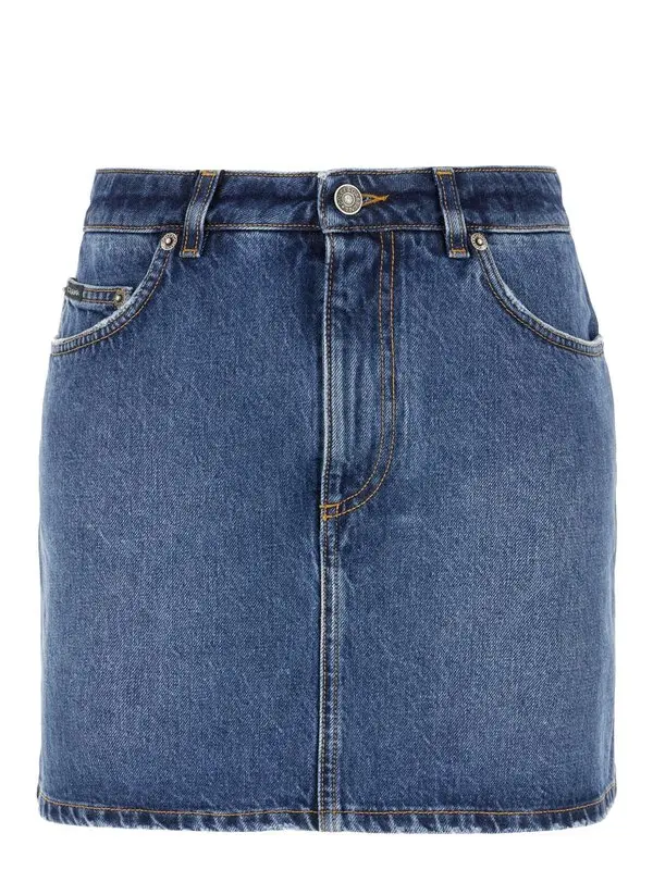 Dolce & Gabbana Denim Skirt - Multicolor
