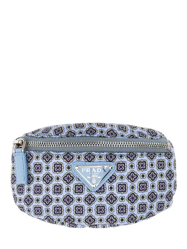 Prada Printed Nylon Wrist Pouch - Multicolor