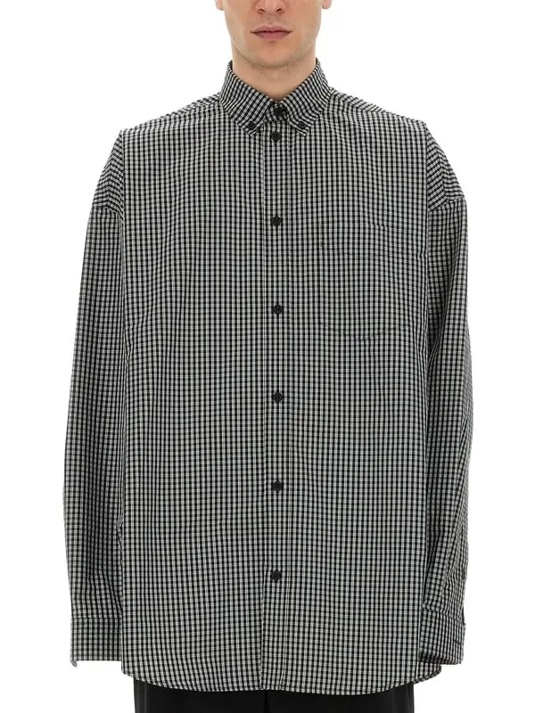 Balenciaga Oversize Fit Shirt - Black