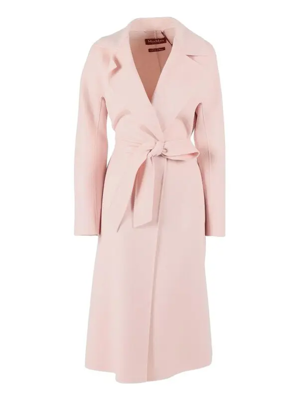 Max Mara Wool, Silk And Cashmere Coat - Pink