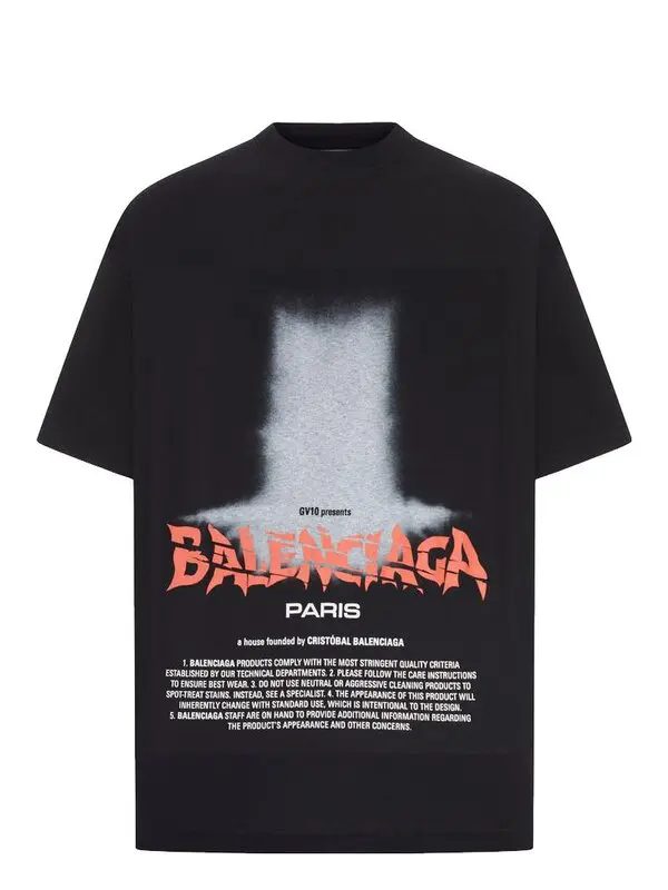 Balenciaga The Door" T-shirt - Black