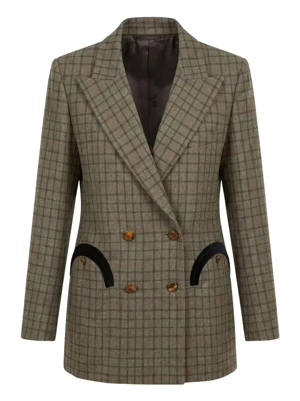 BLAZÉ MILANO Olmida Everyday Wool Blazer - Multicolor
