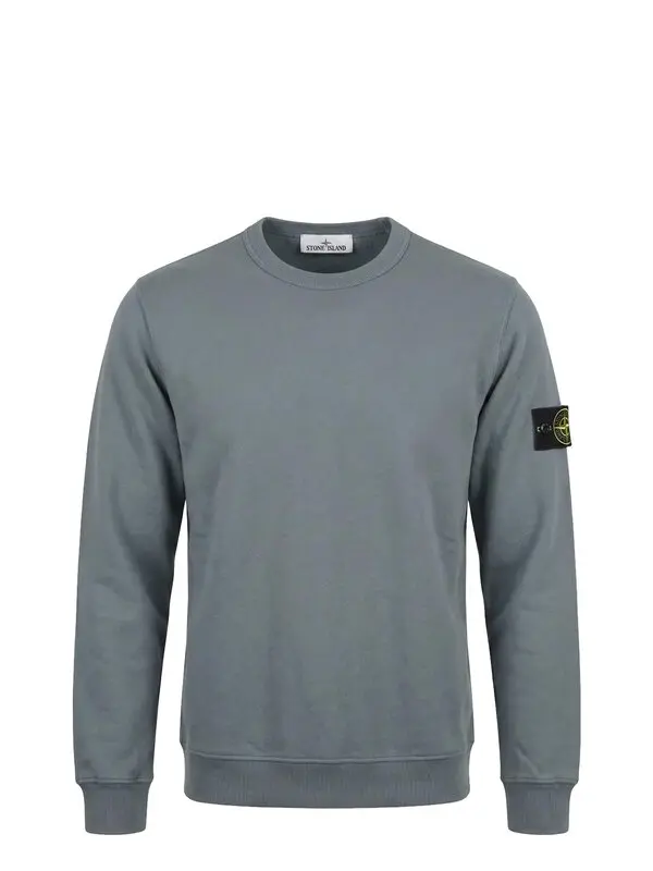 Stone Island Organic Cotton Fleece Sweatshirt - Multicolor