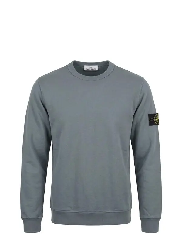Stone Island Organic Cotton Fleece Sweatshirt - Multicolor