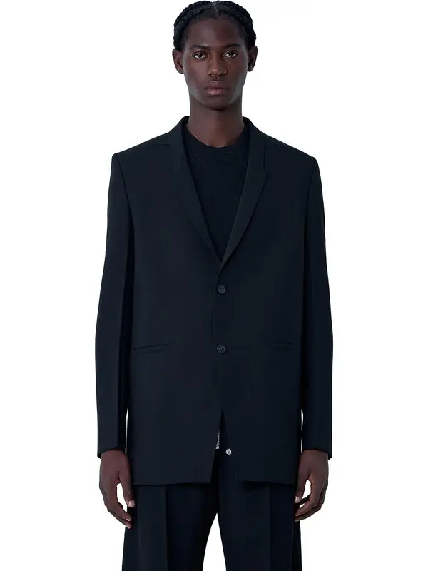 Rick Owens Single-breasted Blazer - Black