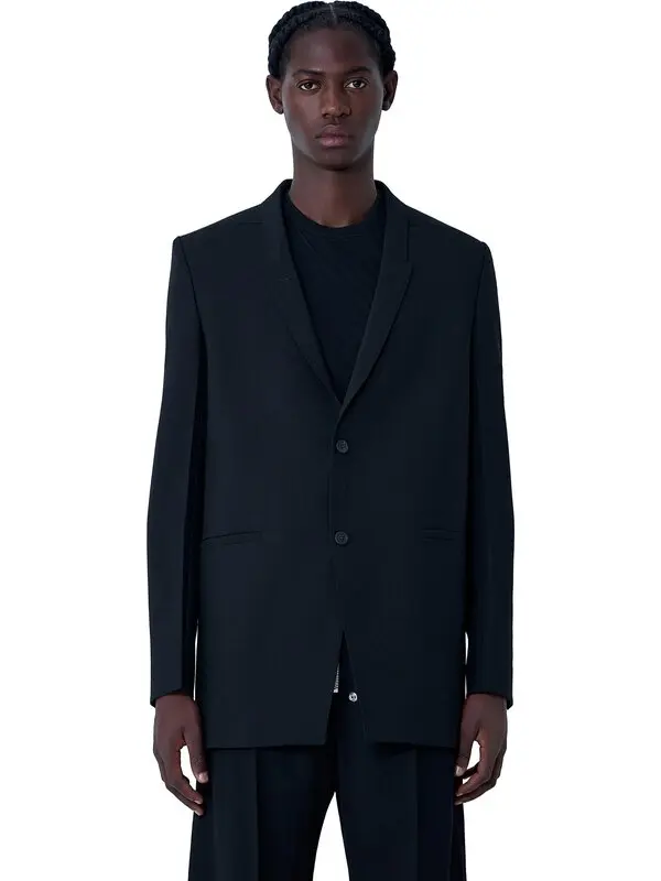 Rick Owens Single-breasted Blazer - Black