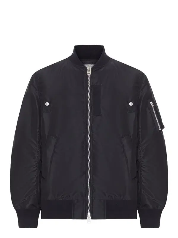 Sacai Nylon Bomber Jacket - Black