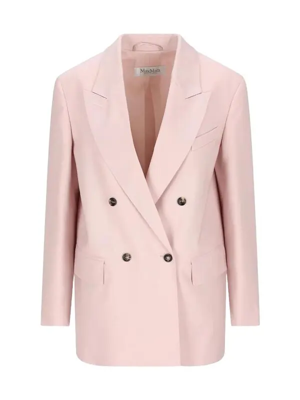 Max Mara Double-breasted Blazer - Gray