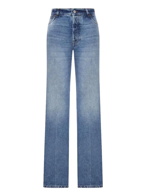 Miu Miu Straight Leg Denim Jeans - Multicolor