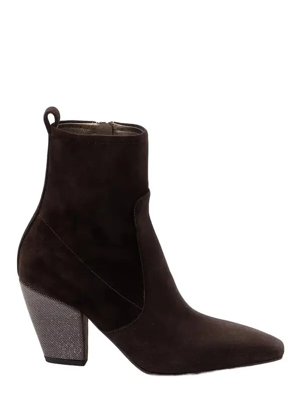 Brunello Cucinelli Ankle Boots With Heels - Multicolor
