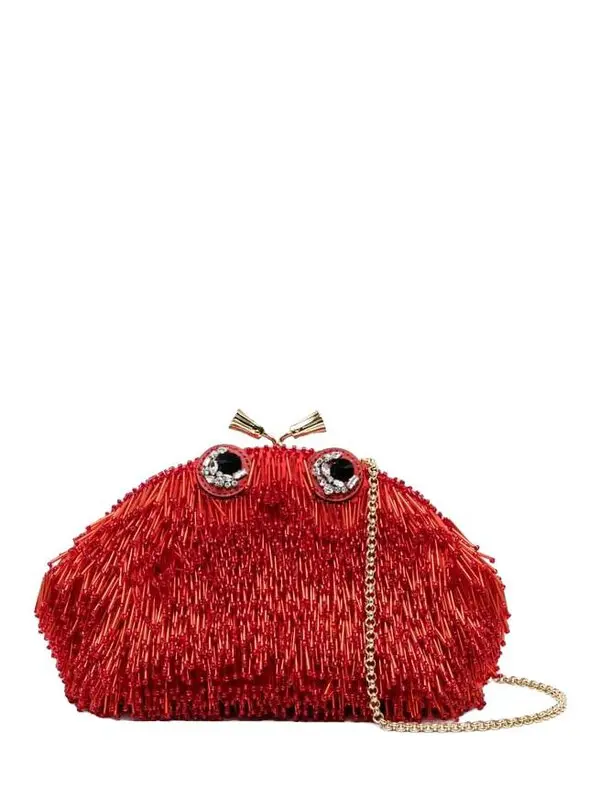 ANYA HINDMARCH Satin Clutch Bags - Red