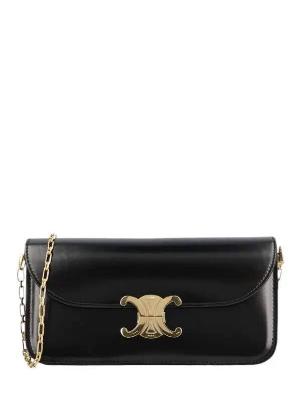 Celine Triomphe Chain Small Leather Shoulder Bag - Multicolor