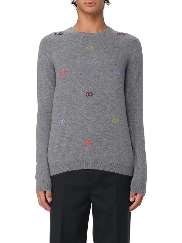 Gucci Graphic Sweater - Gray