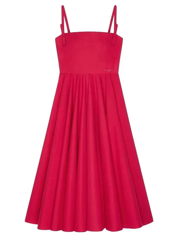 Givenchy Cotton Long Dress - Multicolor