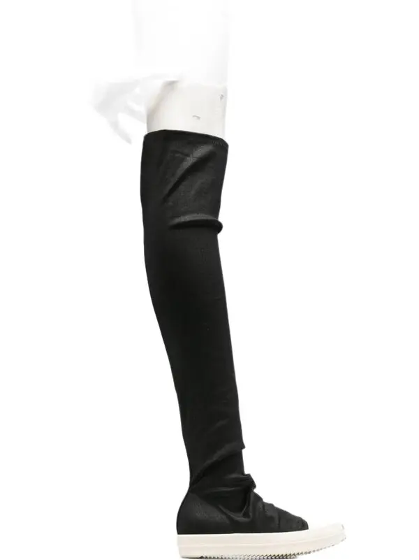Rick Owens Over-the-knee Denim Boots - Multicolor